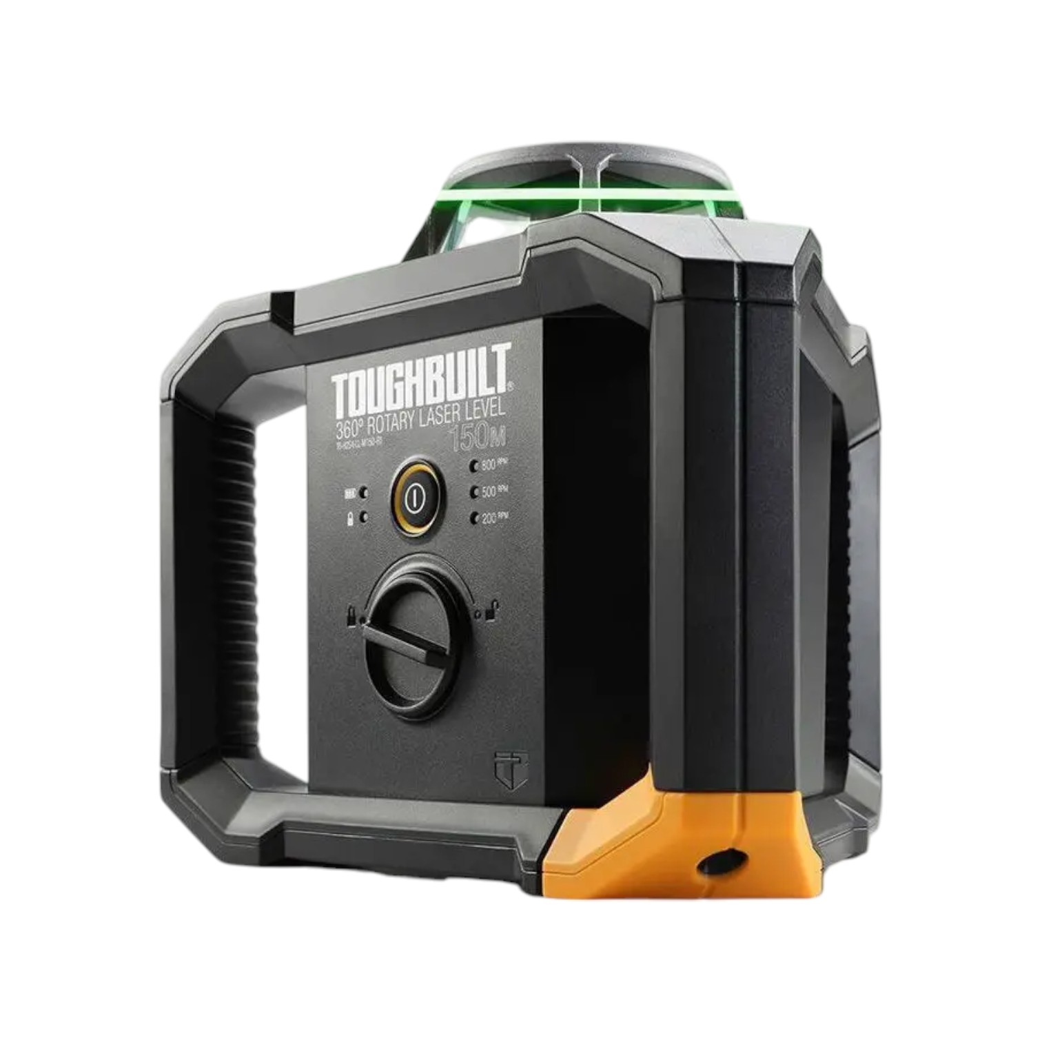Ротаційний лазер ToughBuilt TB-H2S4-LL-M150-R1 з приймачем зелений 150м (TB-H2S4-LL-M150-R1 ...